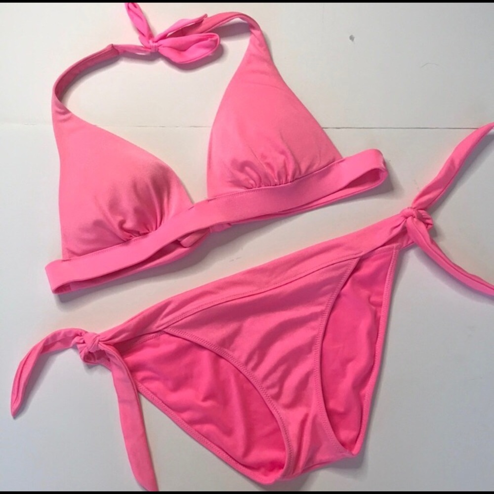 Victorias Secret Bikinis Swimsuit Pink Size M Gem